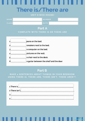 There is/There are. Interactive worksheet | TopWorksheets