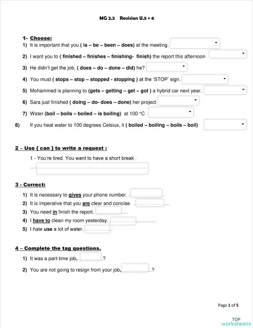 Grade 11: interactive worksheets and online exercises | TopWorksheets