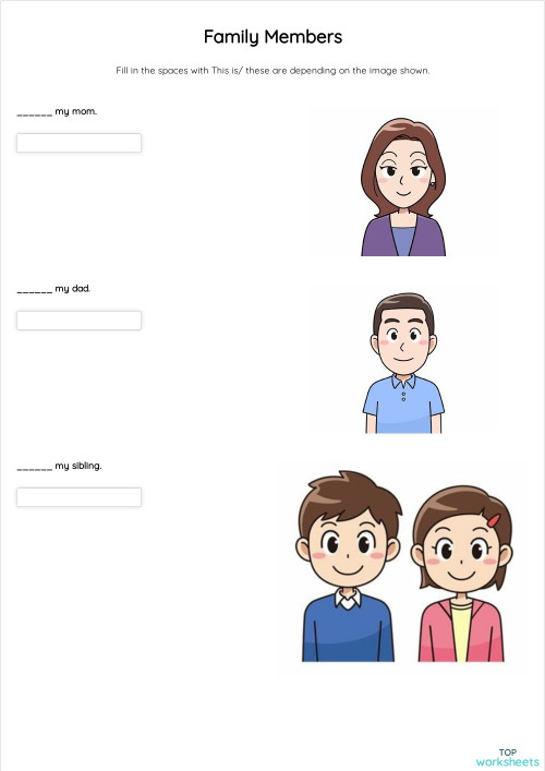 Demonstratives This & these - Clothes. Interactive worksheet ...