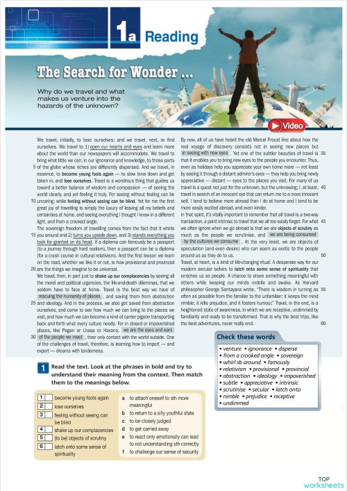 A2 EDA 5. 1 An eco friendly routine. Interactive worksheet | TopWorksheets