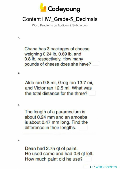 Interactive worksheets and online exercises in english | TopWorksheets