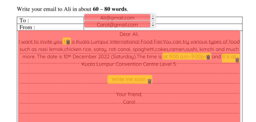 Year 6 - Writing Assessment- Feedback. Interactive worksheet ...