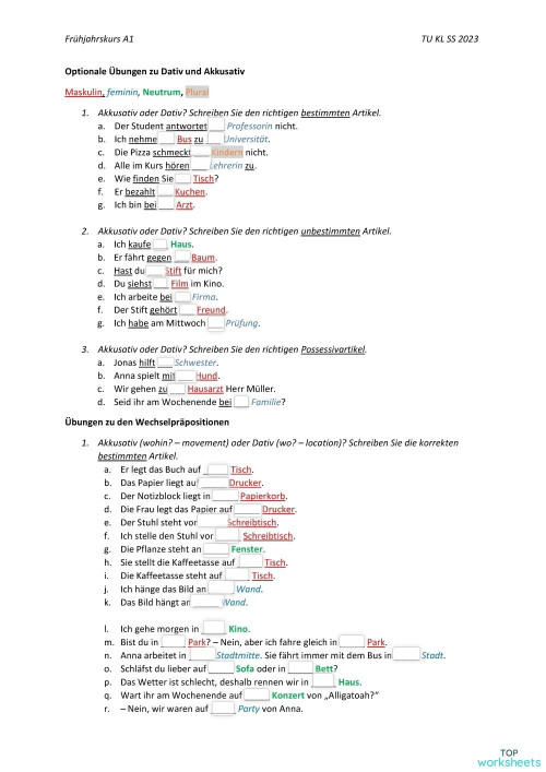 préteritum war-hatte. Interactive worksheet | TopWorksheets