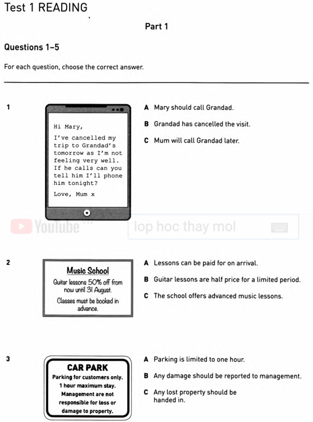 PET COLLINS TEST 1 - READING. Interactive worksheet | TopWorksheets