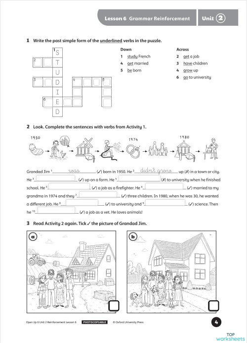 GRAMMAR 2 - REGULAR AND IRREGULAR VERBS - PAST SIMPLE. Interactive ...
