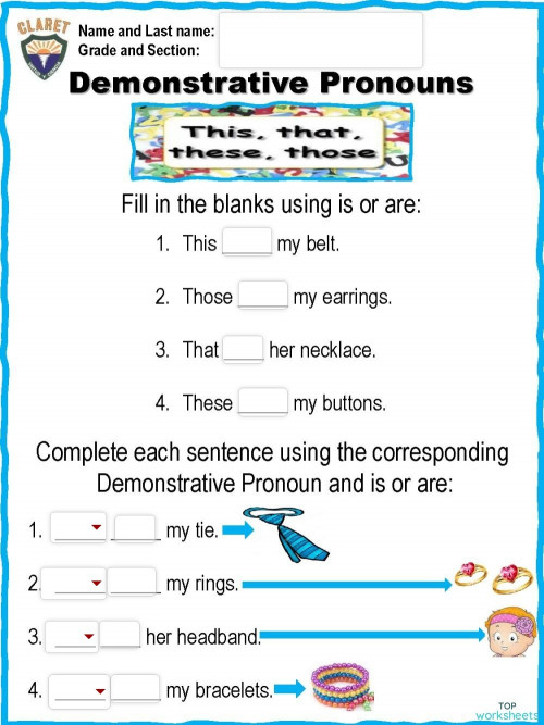 3rd. grade. Grammar 8.1. Pract. Act.. Interactive worksheet | TopWorksheets