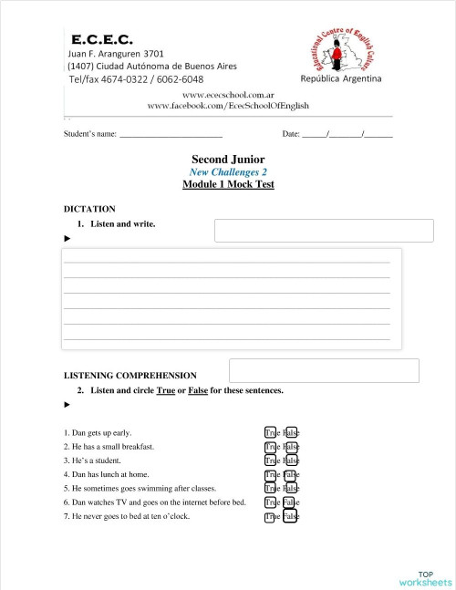 HW - 8/5 - Mock unit 1. Interactive worksheet | TopWorksheets