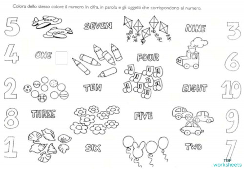 Interactive worksheets and online exercises in italy | TopWorksheets