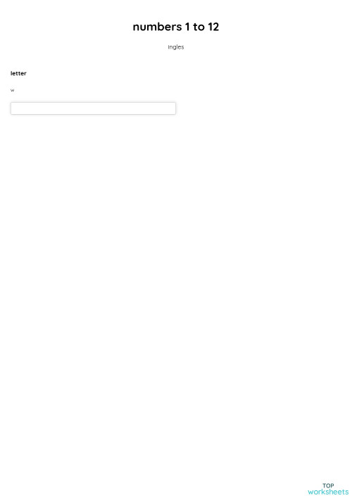 Interactive worksheets and online exercises free creator | TopWorksheets