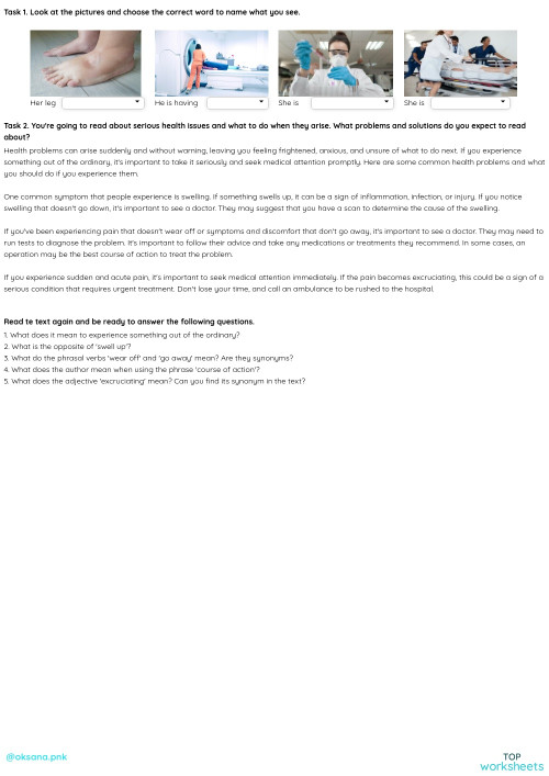 Lesson 18: Major issues (pre-class). Interactive worksheet | TopWorksheets