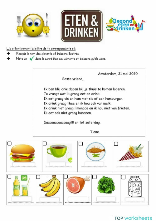 Interactive worksheets and online exercises in dutch | TopWorksheets