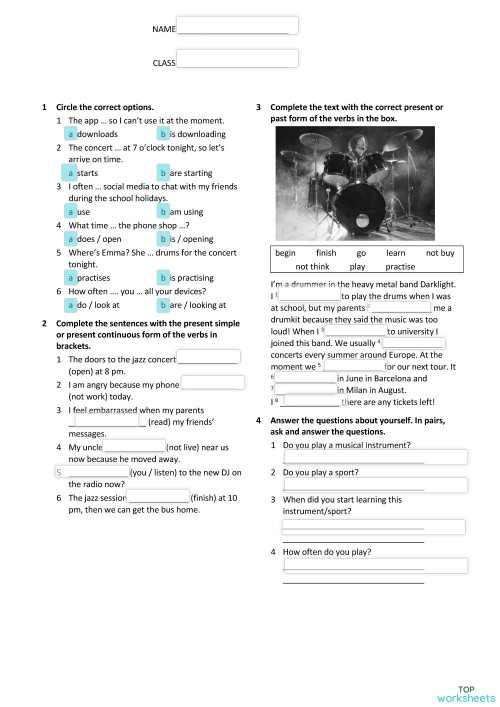 Let's go 2 Unit 1 At School. Interactive worksheet | TopWorksheets