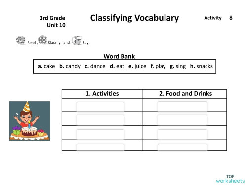 3er grado activities. Interactive worksheet | TopWorksheets