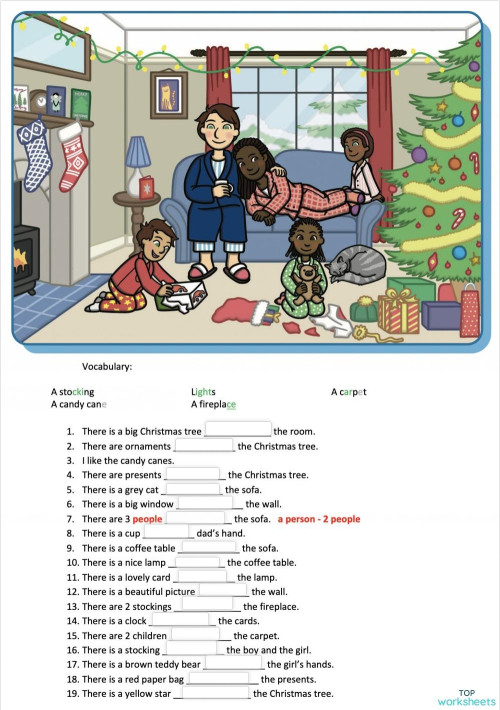 Christmas time. Interactive worksheet | TopWorksheets