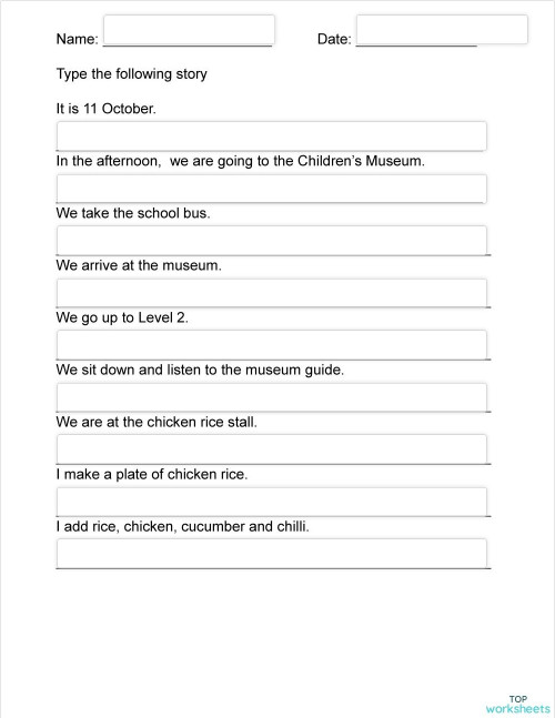 J - Go Children's Museum. Interactive worksheet | TopWorksheets