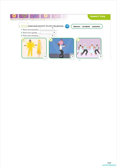 L3 listening U3. Interactive worksheet | TopWorksheets