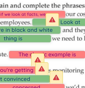 Notification icon blocking text | TopWorksheets