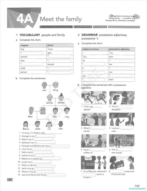 AEF Starter - 4A - HW. Interactive worksheet | TopWorksheets