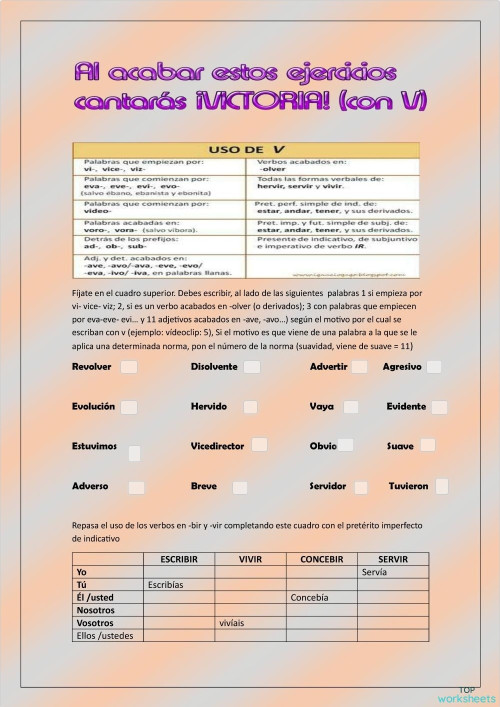 Palabras con CC. Ficha interactiva | TopWorksheets