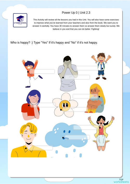 Power Up 0 | Unit 2.3. Interactive worksheet | TopWorksheets