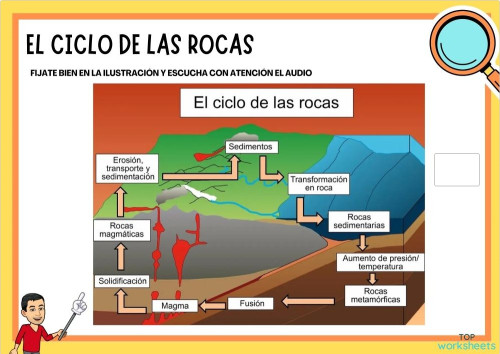 3-FICHA-ROCAS. Ficha interactiva | TopWorksheets