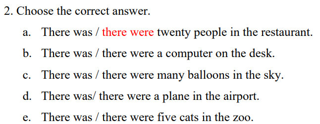 Grammar - There was/were. Interactive worksheet | TopWorksheets