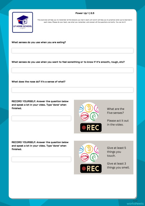 Power Up 1 | 2.5. Interactive worksheet | TopWorksheets