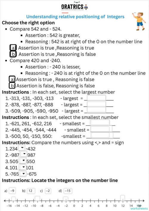 Grade 6 10. Interactive worksheet | TopWorksheets