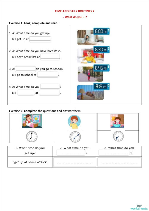 UNIT 6 SHORT TEST 2B - ELE. Interactive worksheet | TopWorksheets