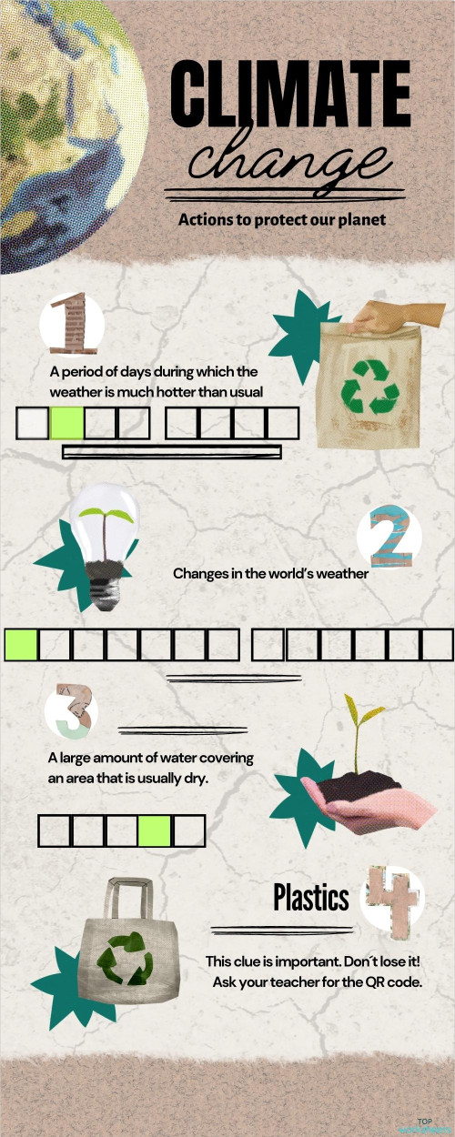 Climate change. Interactive worksheet | TopWorksheets