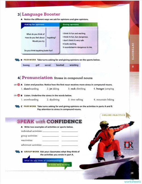 Speak now 1 9-17. Interactive worksheet | TopWorksheets