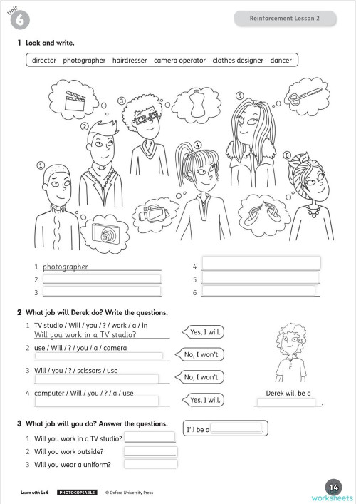6th grade unit 6 reinforcement worksheet. Interactive worksheet ...