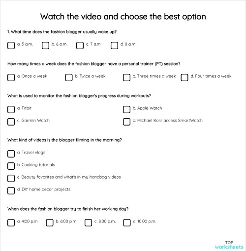 Interactive Worksheets And Online Exercises Free Creator Topworksheets
