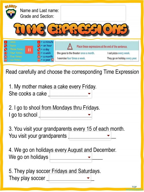 6th.grade Grammar Unit 1.2. Pract. Act.. Interactive worksheet ...