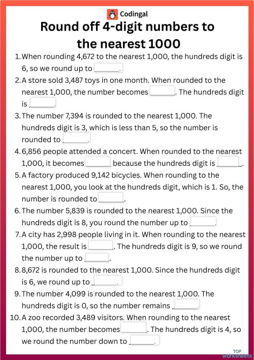M_G03M08L18_WC01_Round_off_4-digit_numbers_to_the_nearest_1,000_1. Interactive worksheet ...