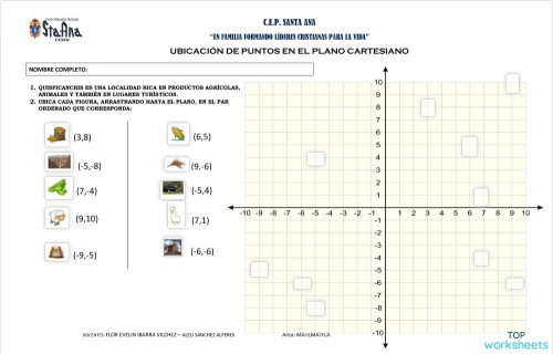 Plano de coordenadas cuaderno interactivo digital - Educational Images ...