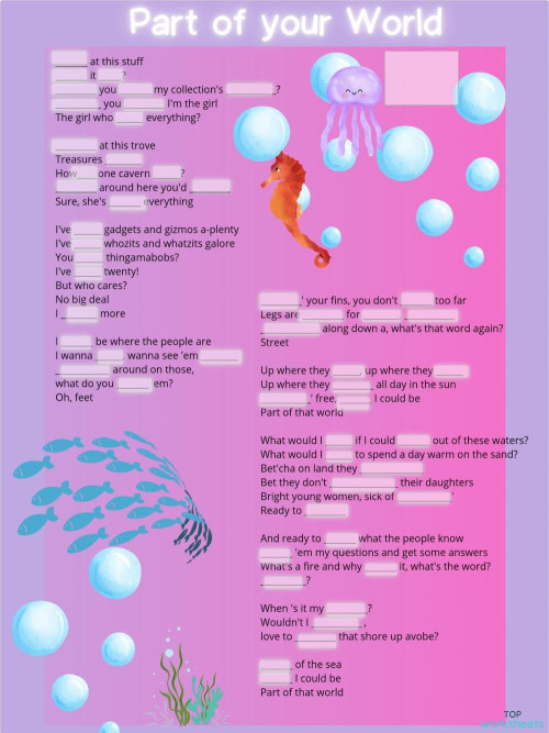 Listening_Exercise_Part_of_your_world. Interactive worksheet ...