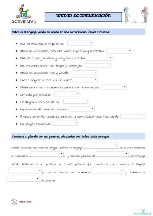 Ejercicios De Comunicacion