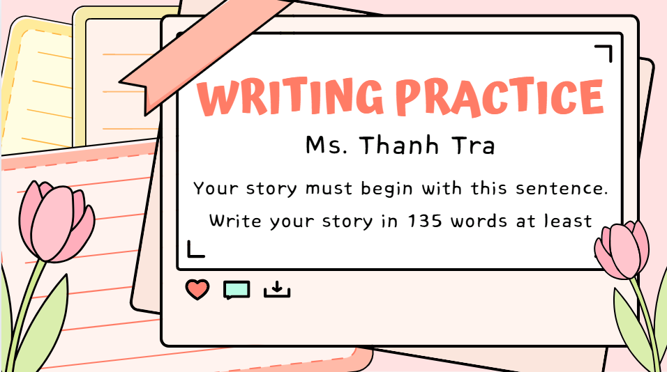 STORY 1 - WRITING B1. Interactive worksheet | TopWorksheets