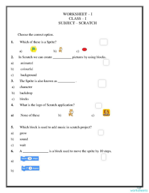 WORKSHEET COMPUTER CLASS 1. Interactive worksheet | TopWorksheets