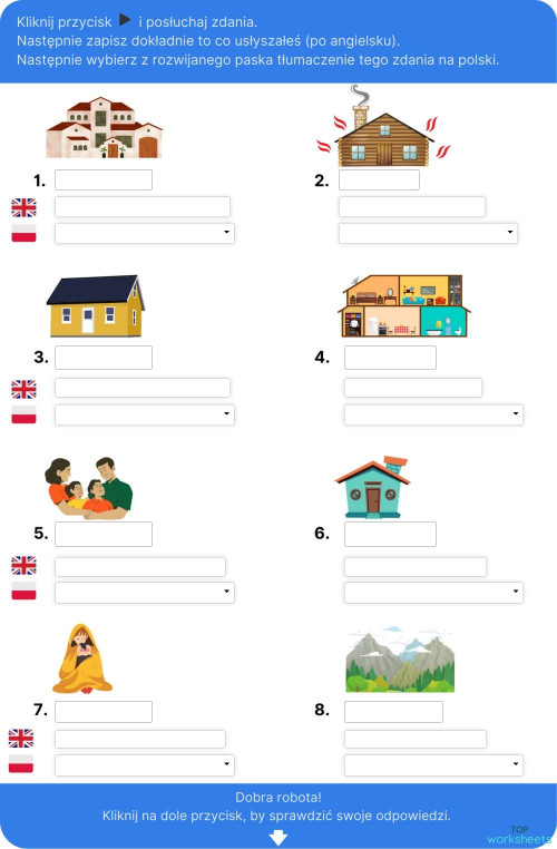 Interactive worksheets and online exercises in poland | TopWorksheets