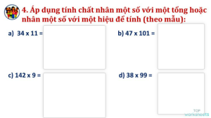 Interactive worksheets and online exercises in vietnamese | TopWorksheets