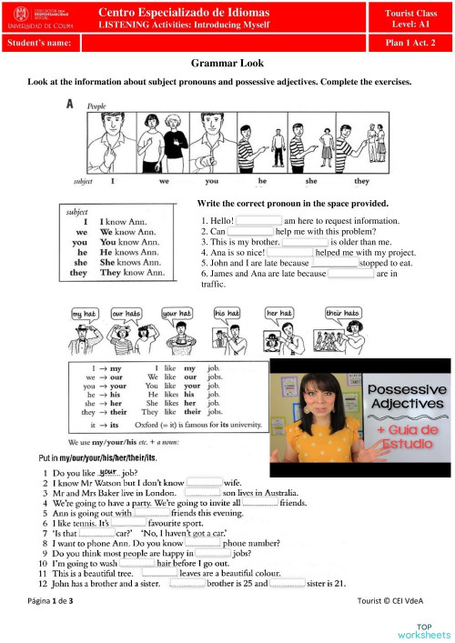 A1-Plan-1-Act 2. Interactive worksheet | TopWorksheets