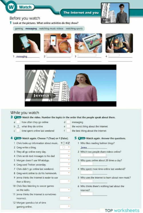 M1 S88V. Interactive worksheet | TopWorksheets