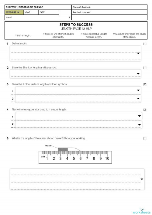 EXERCISE 1K. Interactive worksheet | TopWorksheets