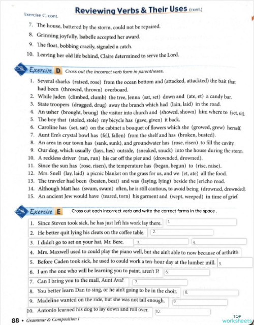 Middle school: interactive worksheets and online exercises | TopWorksheets