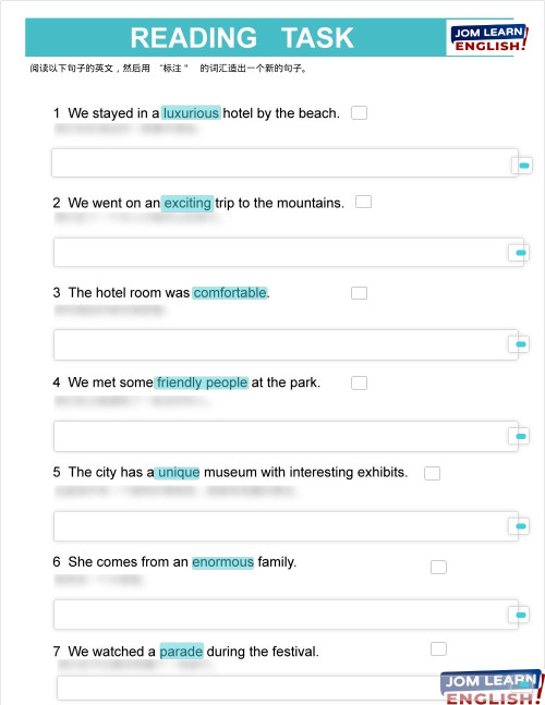 English Plus 1 - Unit 9 Sentences - Reading. Interactive worksheet ...