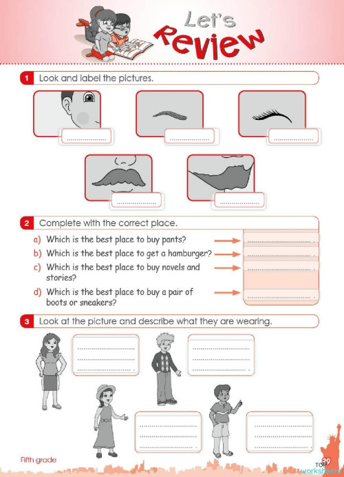NGS 5-Uni.3-Pág.39. Ficha interactiva | TopWorksheets