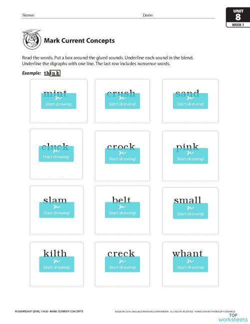 Mark Current Concepts Unit 8 Week 1. Interactive worksheet | TopWorksheets