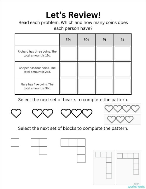 Unit 1 Review. Interactive worksheet | TopWorksheets